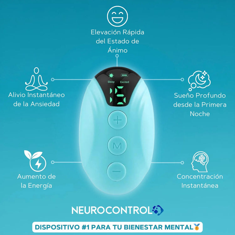 Dispositivo calmante de ansiedad y estrés – Neuro Control