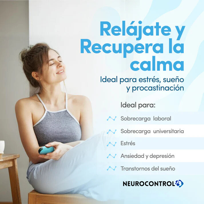 Dispositivo calmante de ansiedad y estrés – Neuro Control Chileno